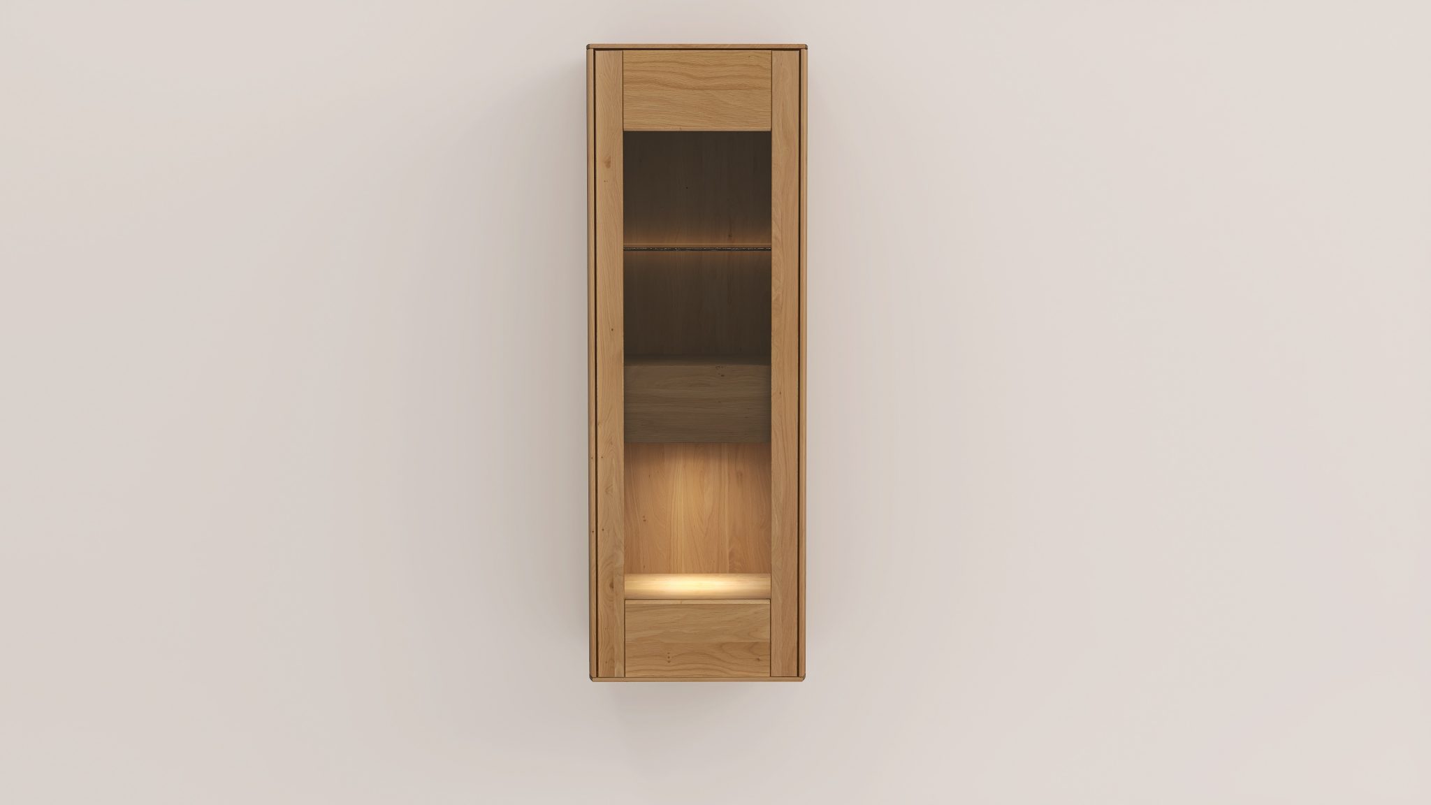 ELO tömörfa fali vitrin - 1710 - fali vitrin | Tömörfa bútor webáruház